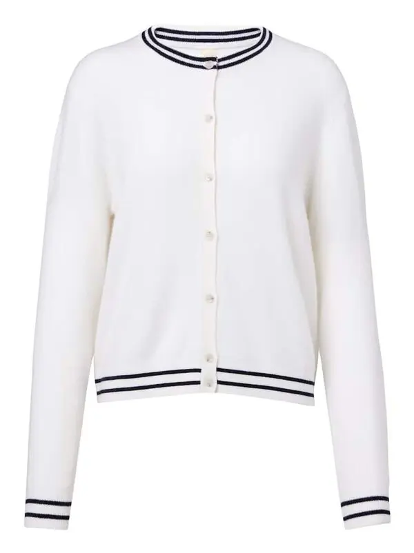 Jardin Des Orangers Cashmere Cardigan - White