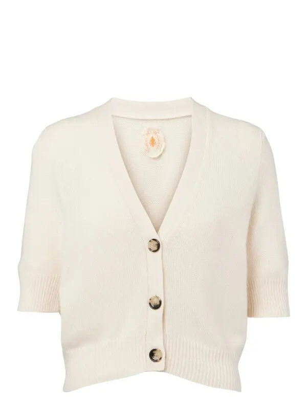 Jardin Des Orangers Cashmere Cardigan - White