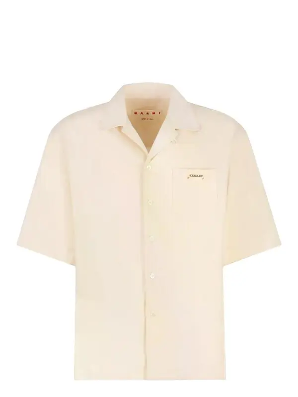 Marni Short-sleeve Button-up Shirt - Neutrals