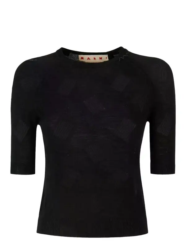 Marni Short-sleeve Top - Black