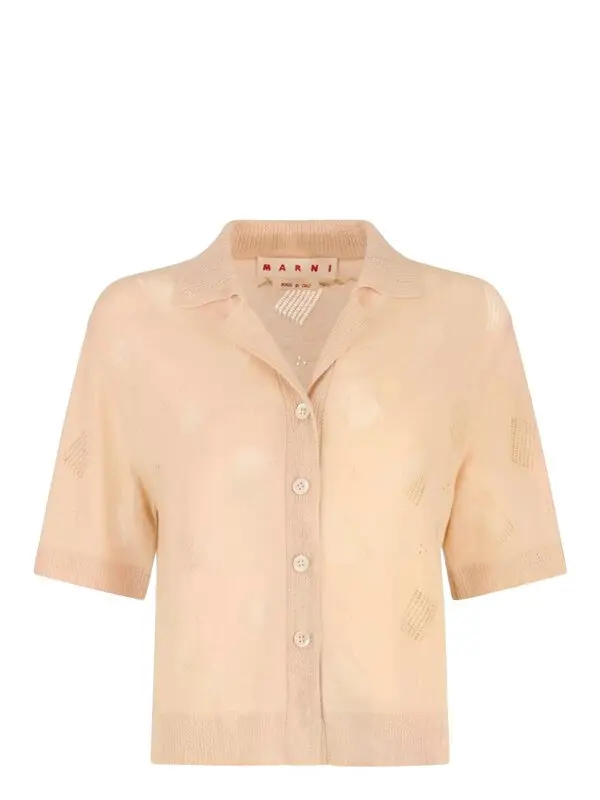 Marni Wool-silk Shirt - Neutrals