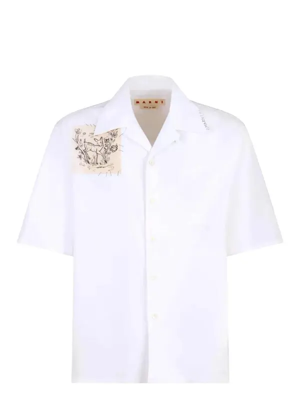Marni Patch-detail Shirt - White