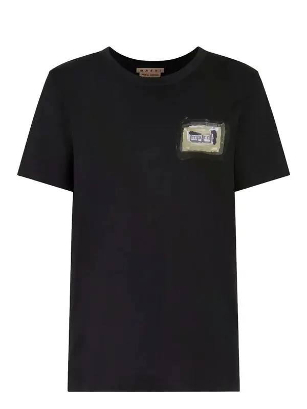Marni Logo-print T-shirt - Black