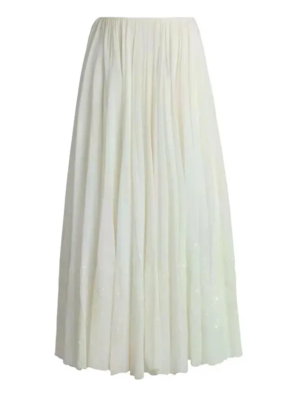 Ralph Lauren Trivelas Midi Skirt - White