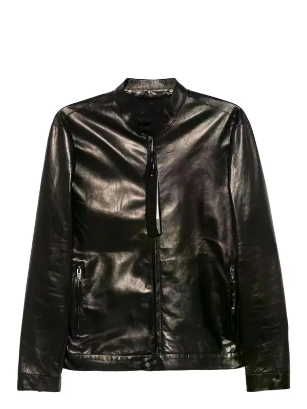 SALVATORE SANTORO Leather Jacket - Black