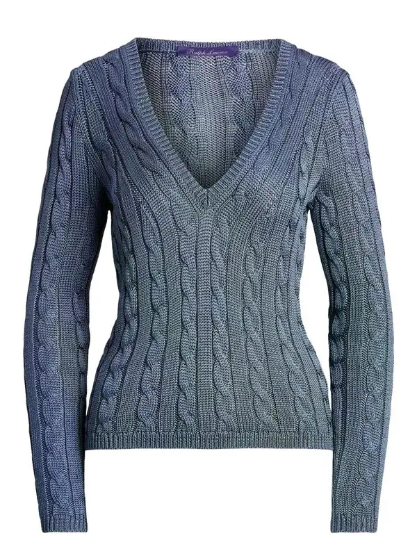 Ralph Lauren Cable-knit Jumper - Blue