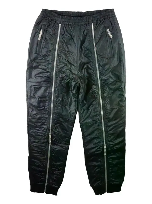 THUG CLUB Zip-detailing Trousers - Black
