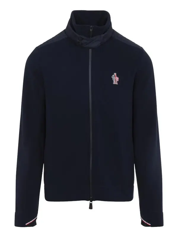 Moncler Zip-up Cardigan - Blue