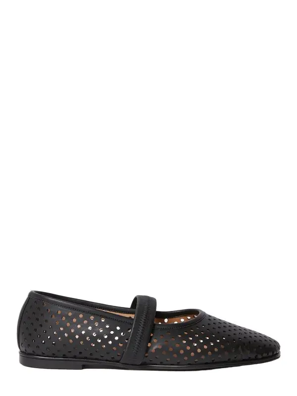 Stella McCartney Ryder Perforated Ballet Flats - Black