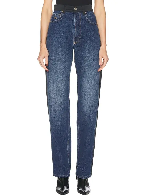 WALES BONNER Echo Denim Jeans - Indigo