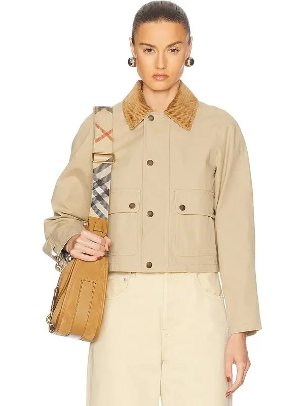 Burberry Field Jacket - Beige