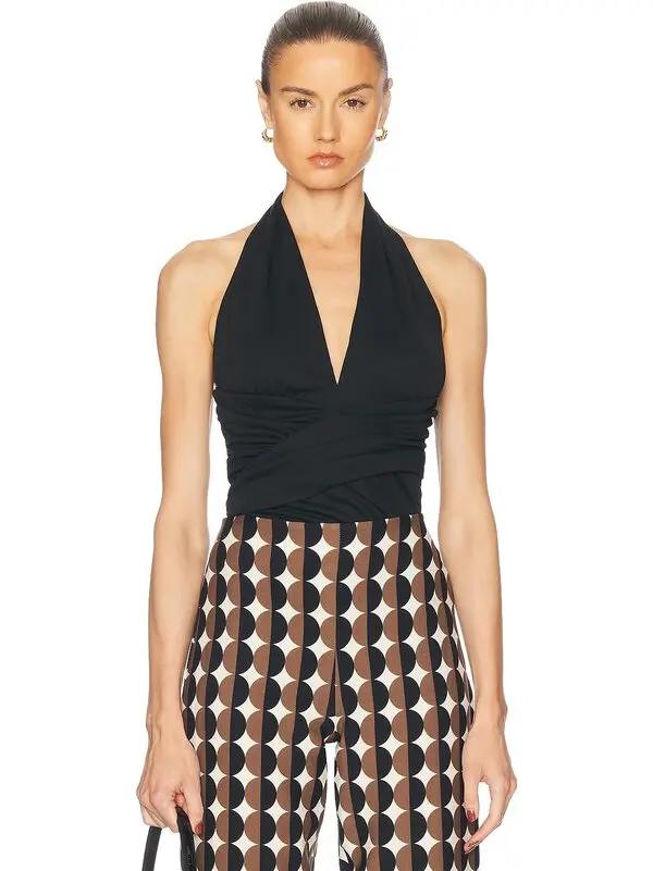 Carolina Herrera Halter Neck Top - Black