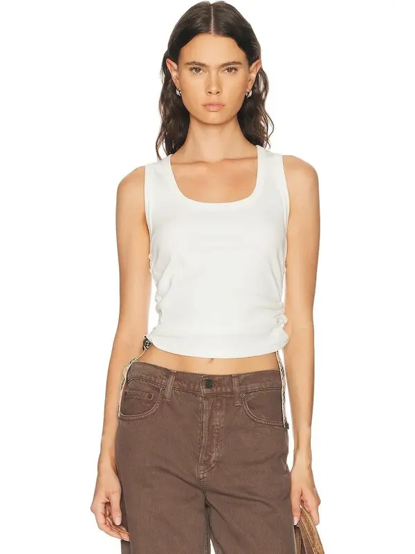 Burberry Tie Side Tank Top - Chalk