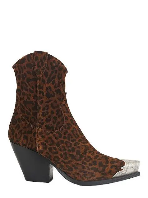 Free People Brayden Western Boot - Leopard