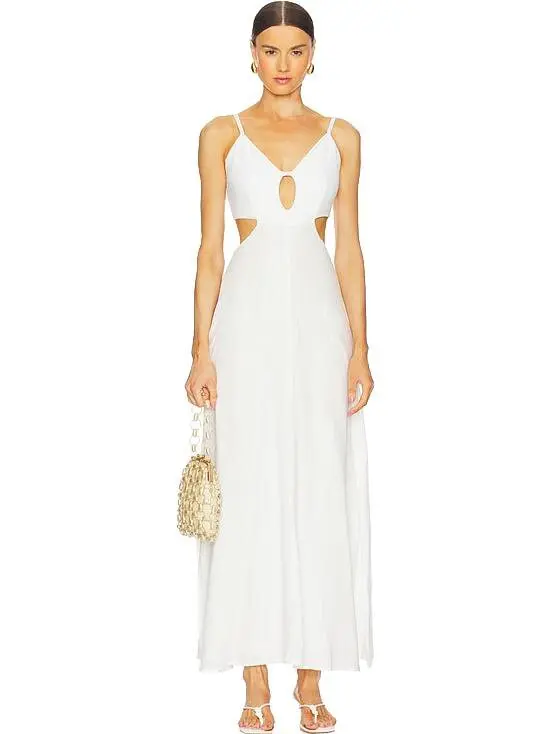 BOAMAR Joyful Long Dress - White