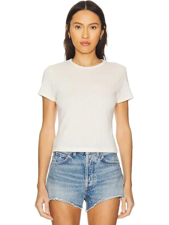 Rails Muse Pointelle Tee - Ivory