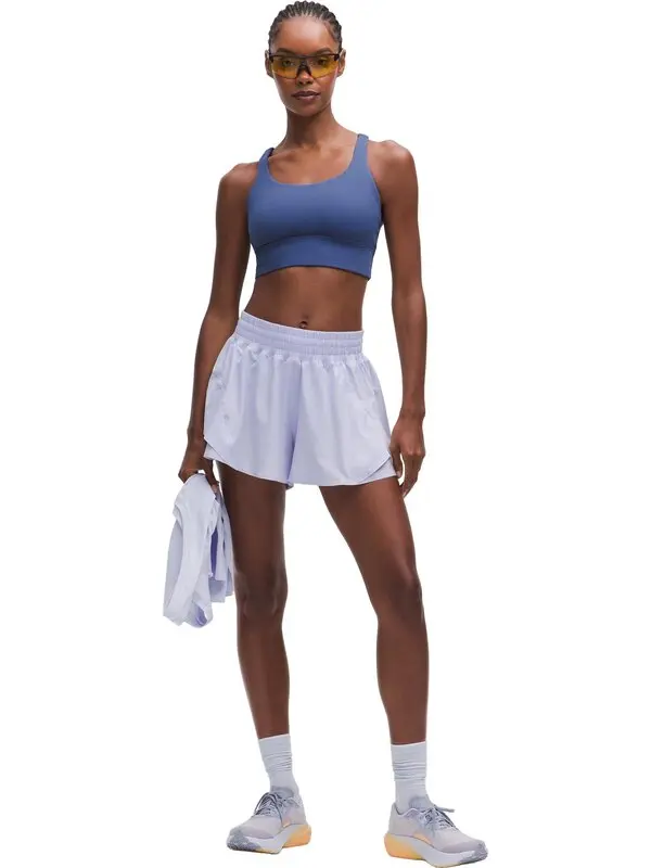 Lululemon Shake It Out High-rise Running Short - Serene Blue