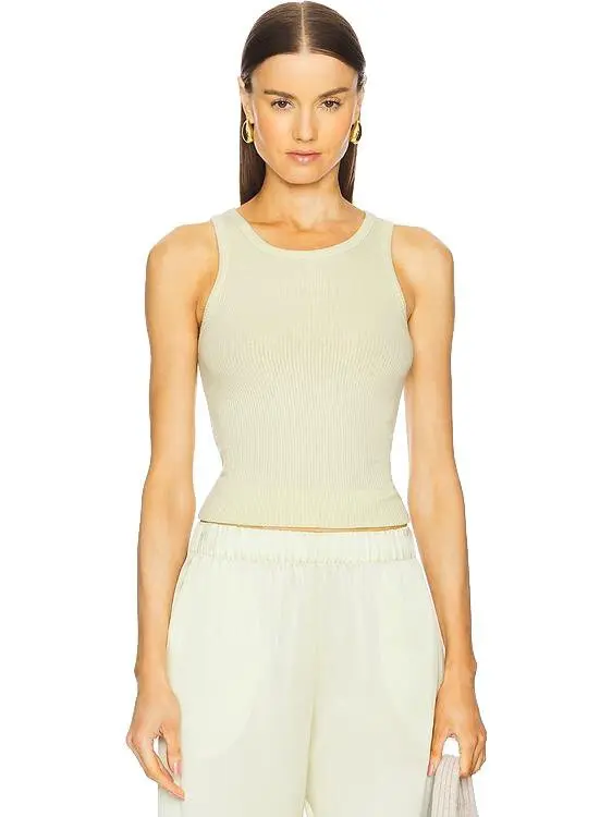 Sablyn Jameela Racerback Tank Top - Pale Citron