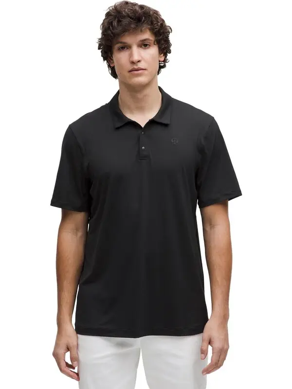 Lululemon Logo Sport Polo Short Sleeve - Black