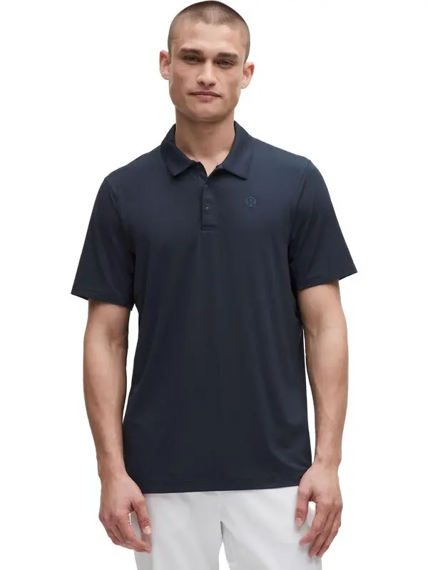 Lululemon Logo Sport Polo Short Sleeve - True Navy