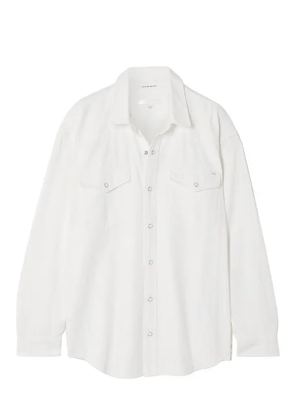 MOTHER The Exes And Oh's Denim Shirt - White