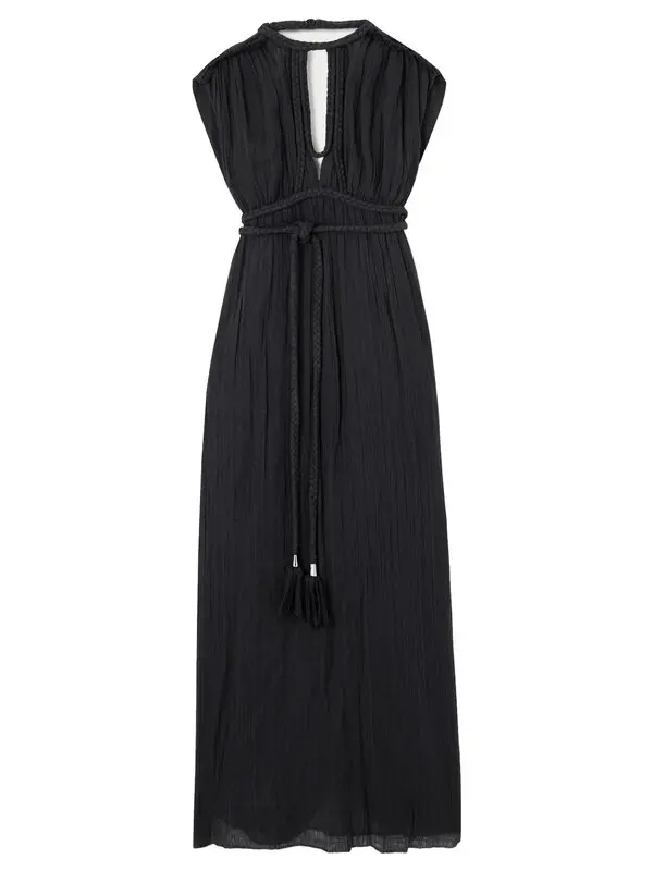 Isabel Marant Joya Open-back Maxi Dress - Black