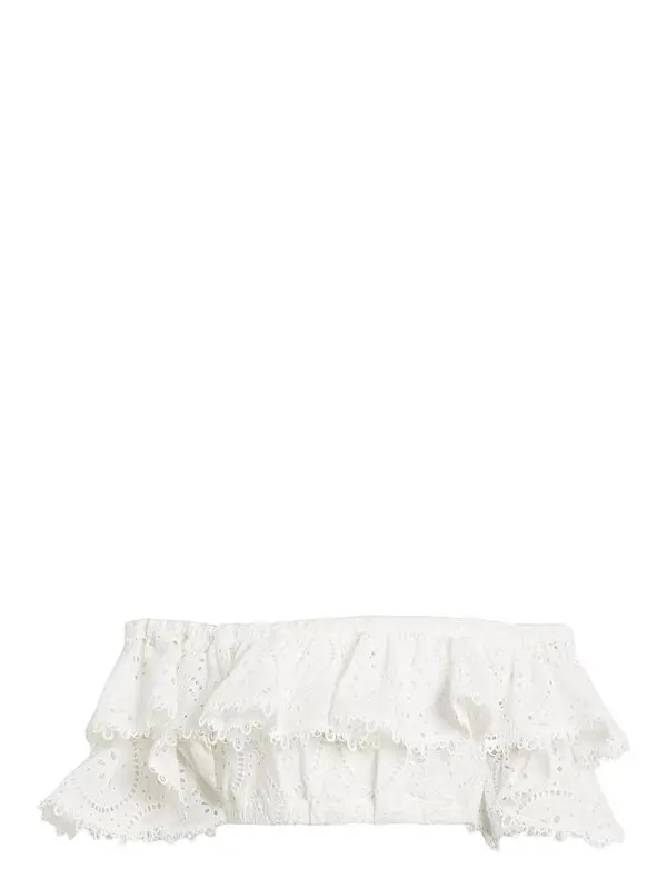 Charo Ruiz Ibiza Aquila Broderie Anglaise Top - White