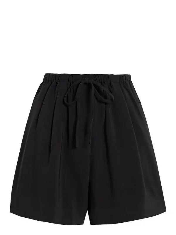 Solid & Striped The Rois Crepe Shorts - Black