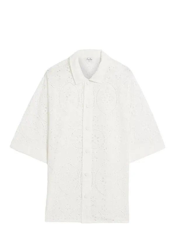 Charo Ruiz Ibiza Broderie Anglaise Shirt - White