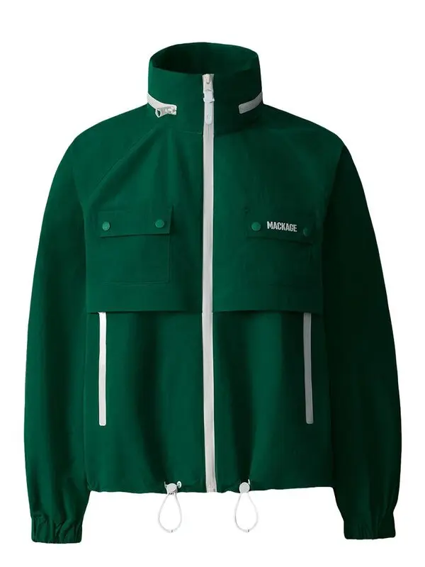 Mackage Devorah Seam-sealed Rain Jacket - Leaf Green