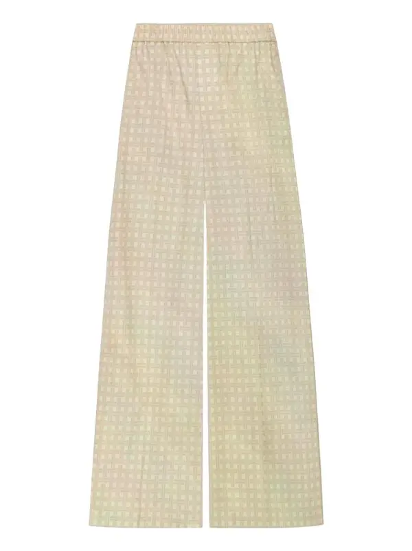 Kenzo Pattern Jacquard Trousers - Neutrals