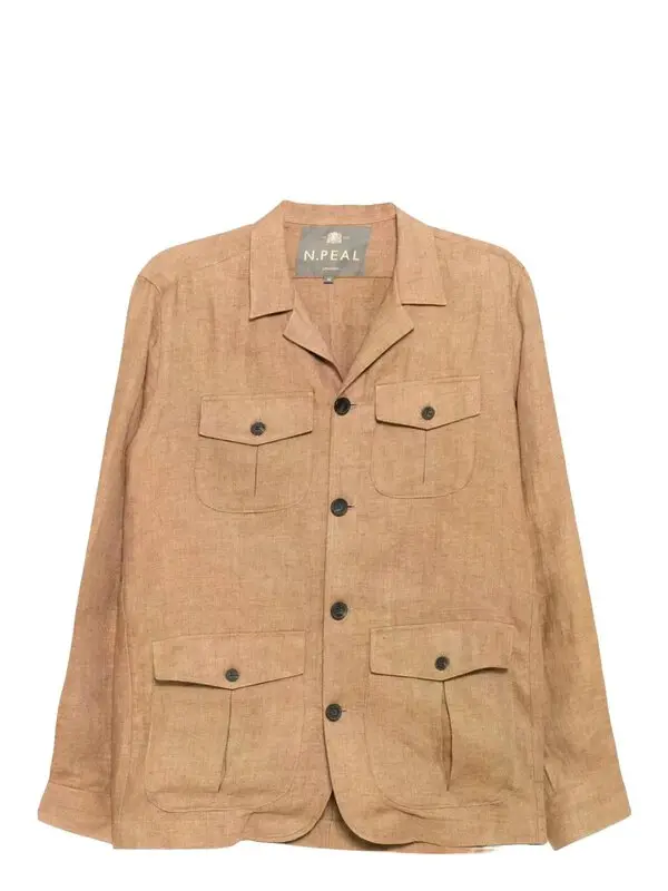 N.peal Safari Jacket - Brown