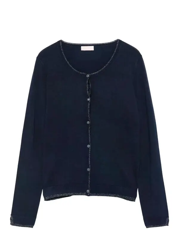 Liu Jo Jewel-button Cardigan - Blue