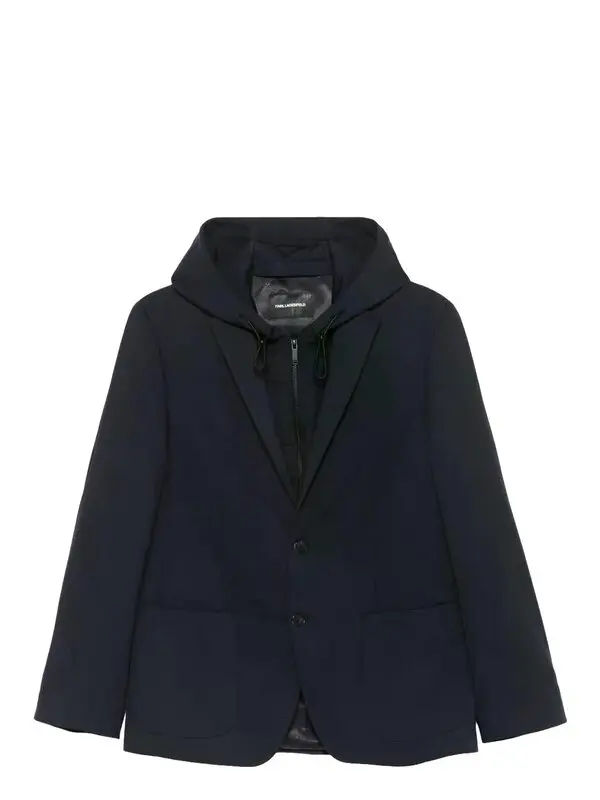 Karl Lagerfeld Layered Blazer - Blue