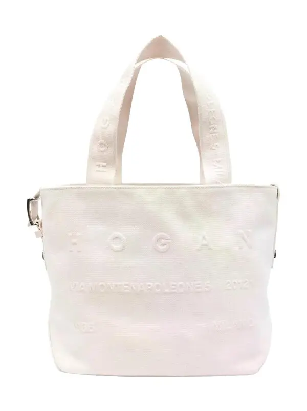 Hogan Medium Tote Bag - White