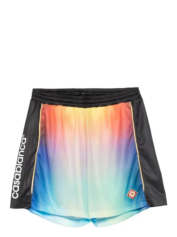 Casablanca Birdseye Shorts - Black