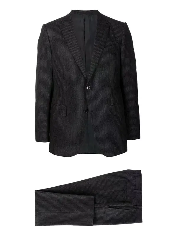 Zegna Pinstriped Two-piece Suit - Grey
