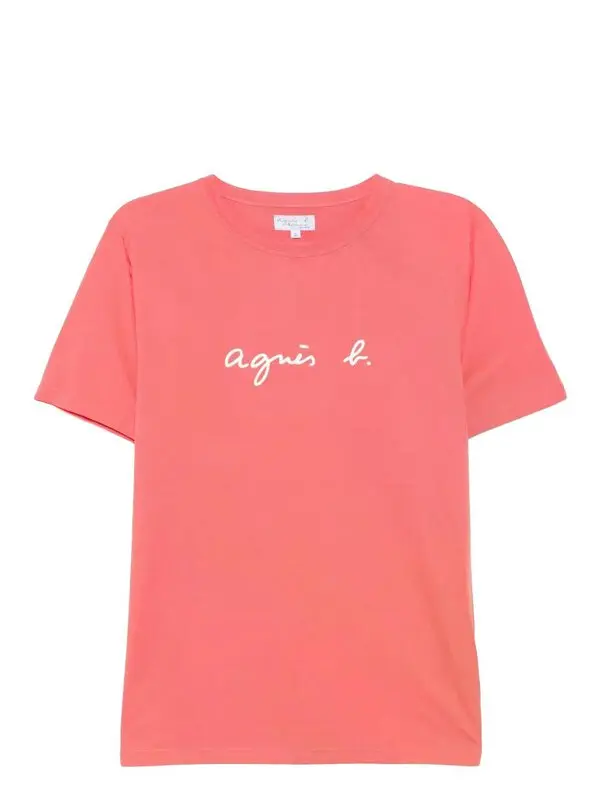 AGNÈS B. Printed T-shirt - Pink