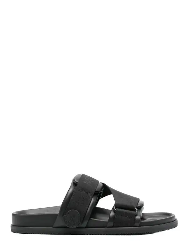 Moncler Touch-strap Sandals - Black