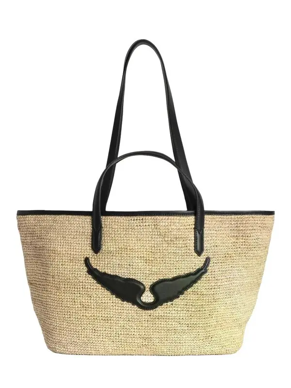 Zadig&Voltaire Large Wings Basket Tote - Neutrals