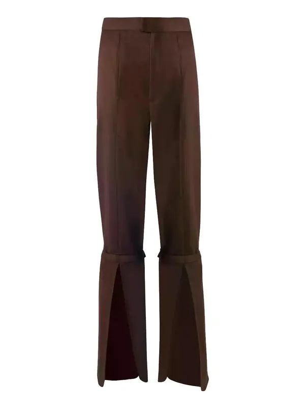 MISCI Circense Straight-leg Trousers - Brown