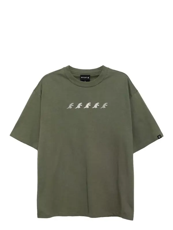 SPORT B. BY AGNÈS B. Dino Embroidery T-shirt - Green