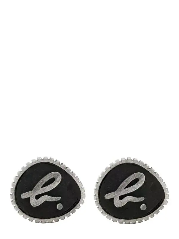 AGNÈS B. Logo Earring - Black