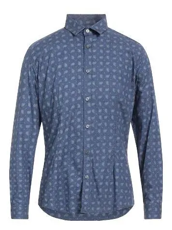 DANIELE ALESSANDRINI Shirt Size Cotton - Blue