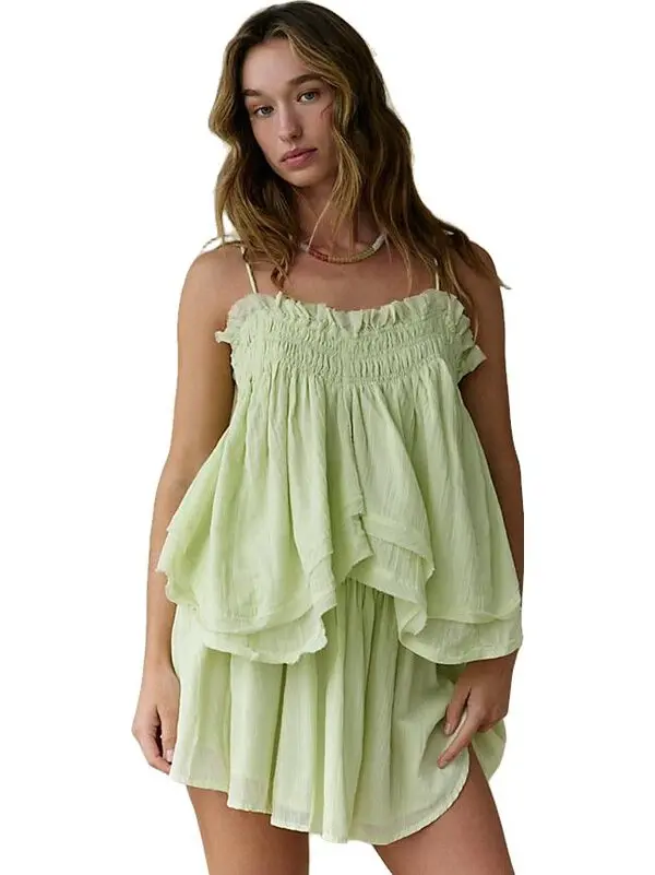Free People Layla Set - Lime Cream