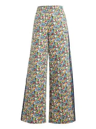 Adidas Liberty London Wide Leg Track Pants - Multicolor/night Indigo