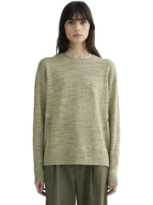 Everlane Cotton-linen Slouch Sweater - Eucalyptus