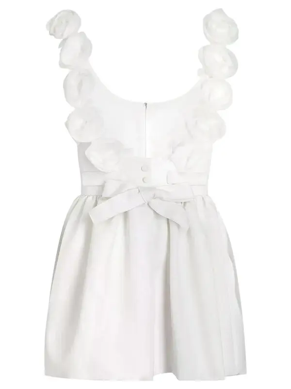 Giambattista Valli Floral-appliqué Dress - White