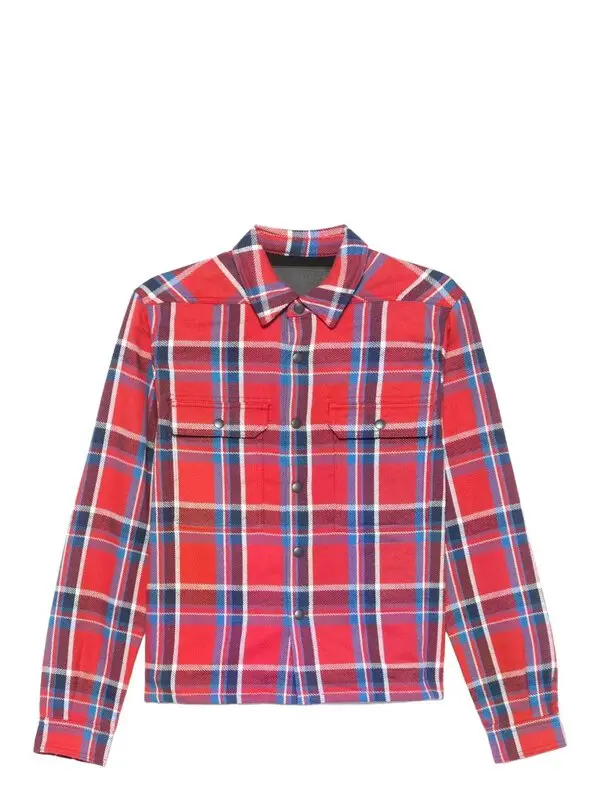 Rick Owens Cropped Outershirt Shirt - Red