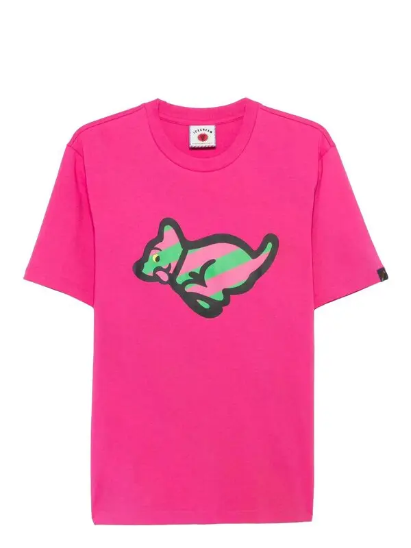 ICECREAM Running Puppy T-shirt - Pink